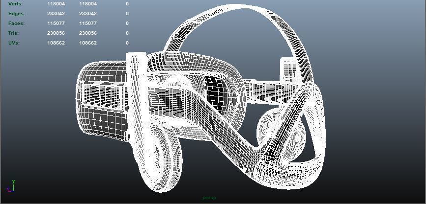 Oculus Rift CV1 3D Model 3D model | CGTrader