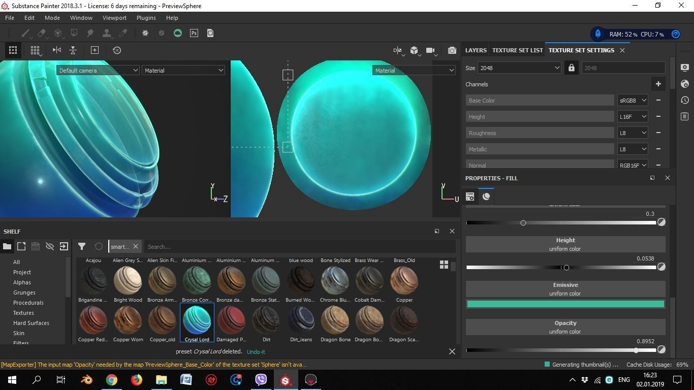 Crystal Smart Material Texture | CGTrader