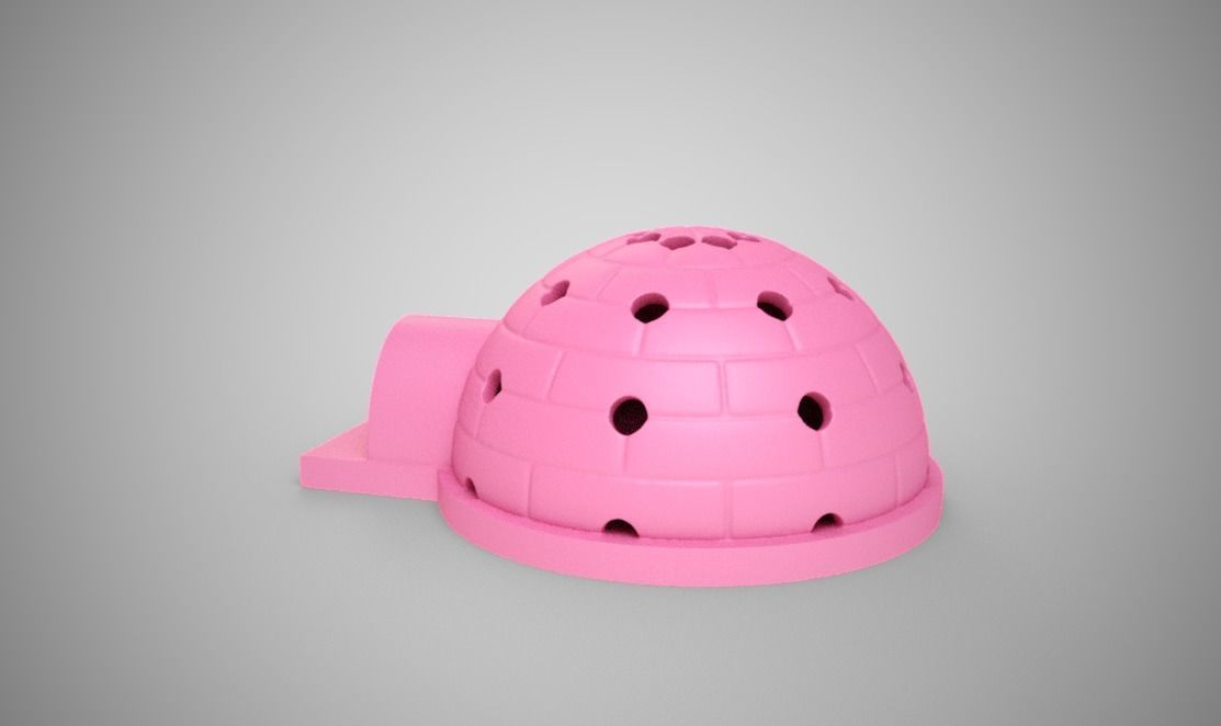 Igloo Pen Holder 3D model 3D printable | CGTrader
