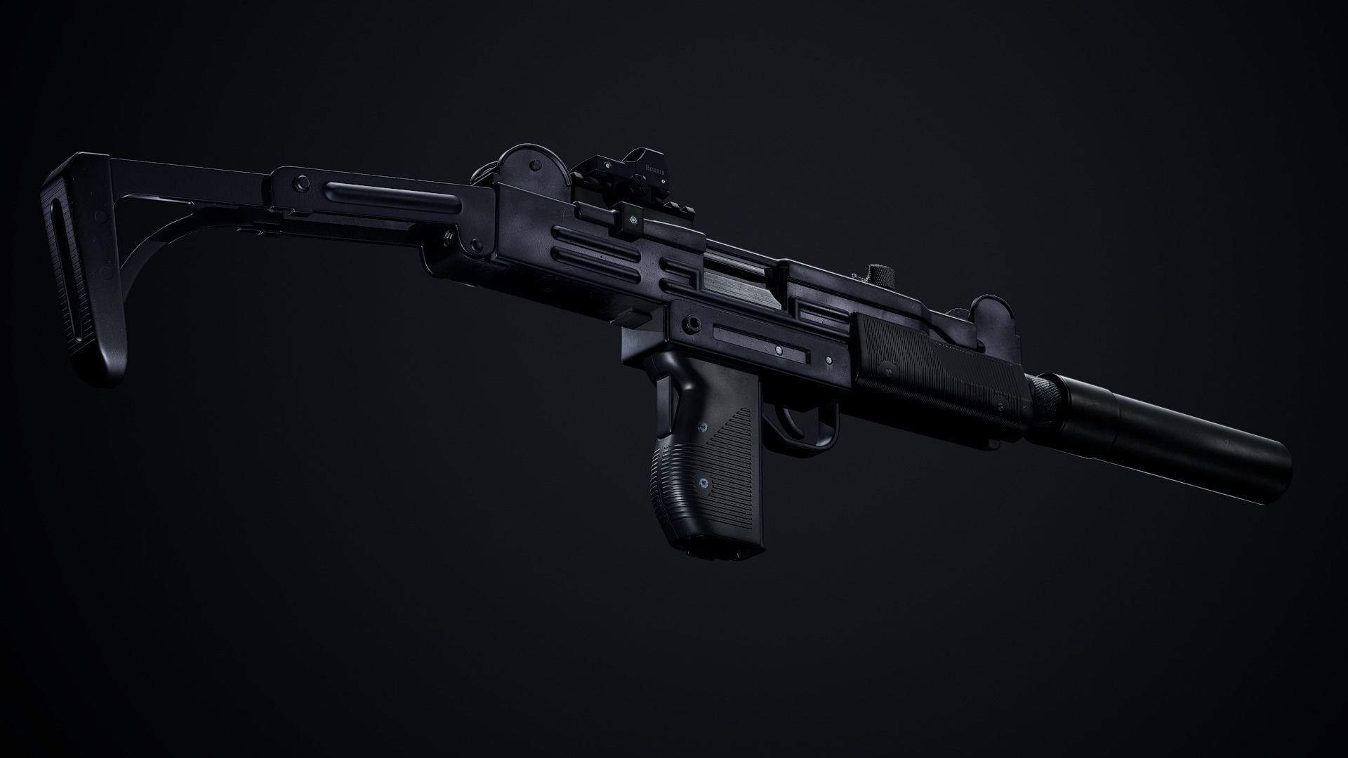 3D model Uzi SMG PBR VR / AR / low-poly | CGTrader