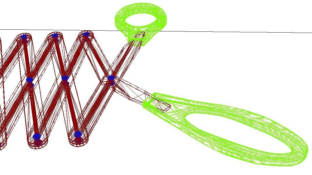 Extending scissor arm grabber 3D model | CGTrader