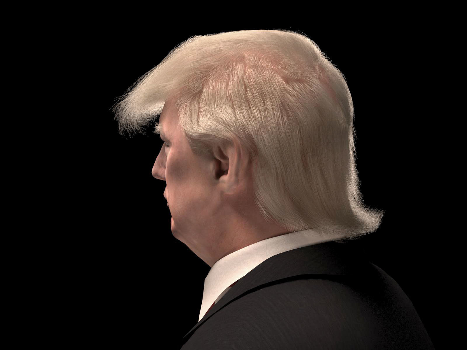 Donald Trump 3D model rigged | CGTrader
