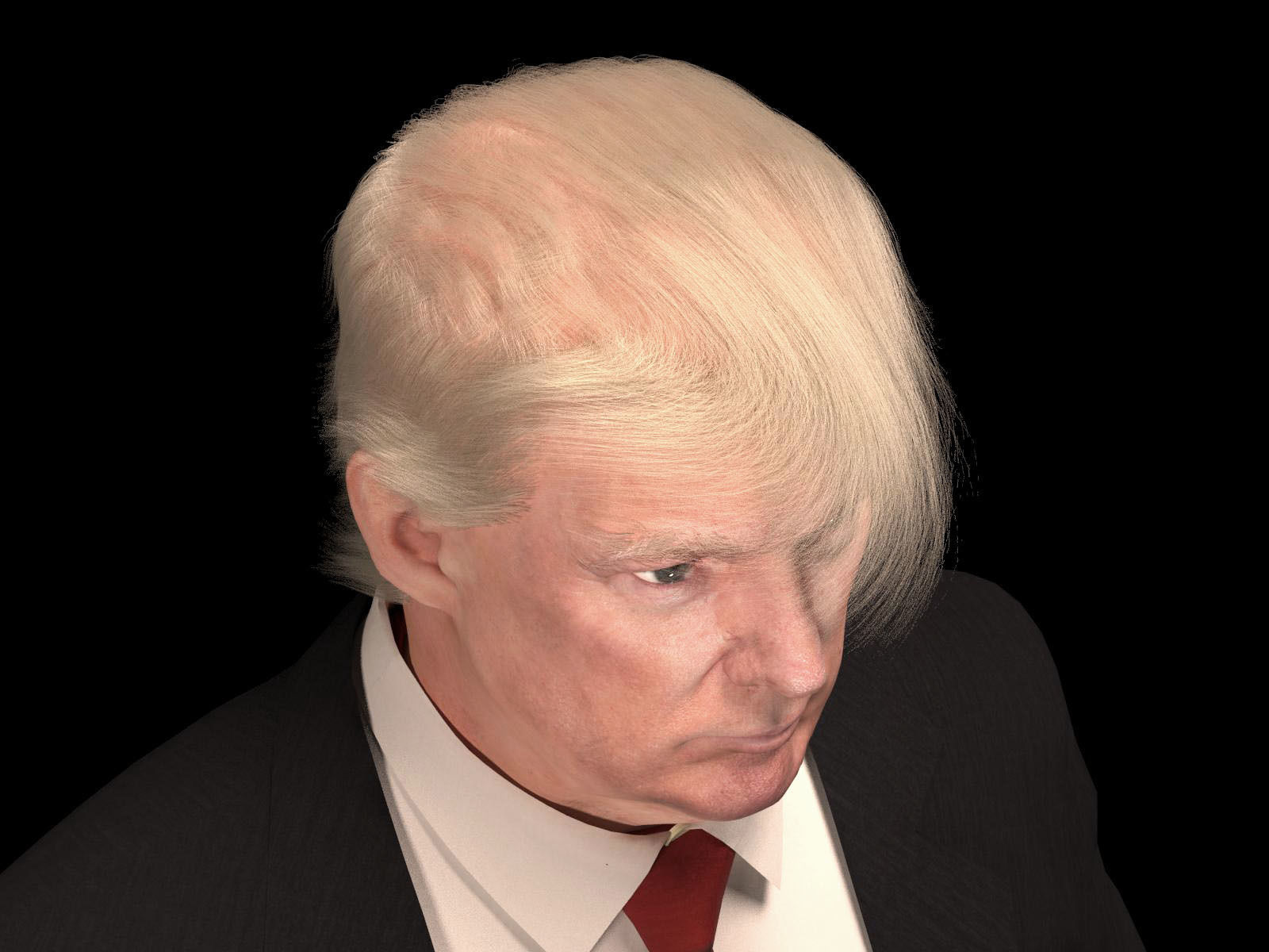 Donald Trump 3D model rigged | CGTrader