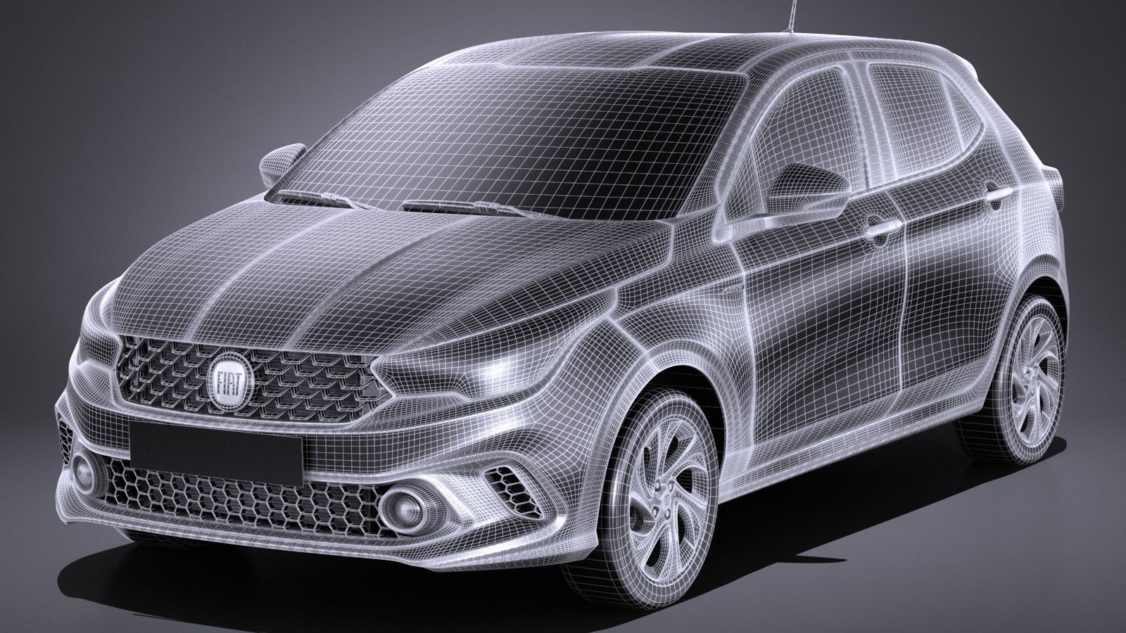 Fiat Argo 2018 3D model | CGTrader