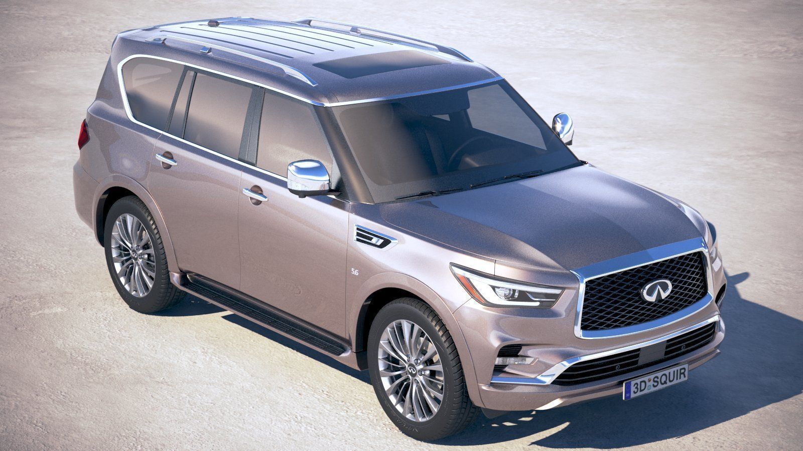 Infinity QX80 2018 3D model | CGTrader