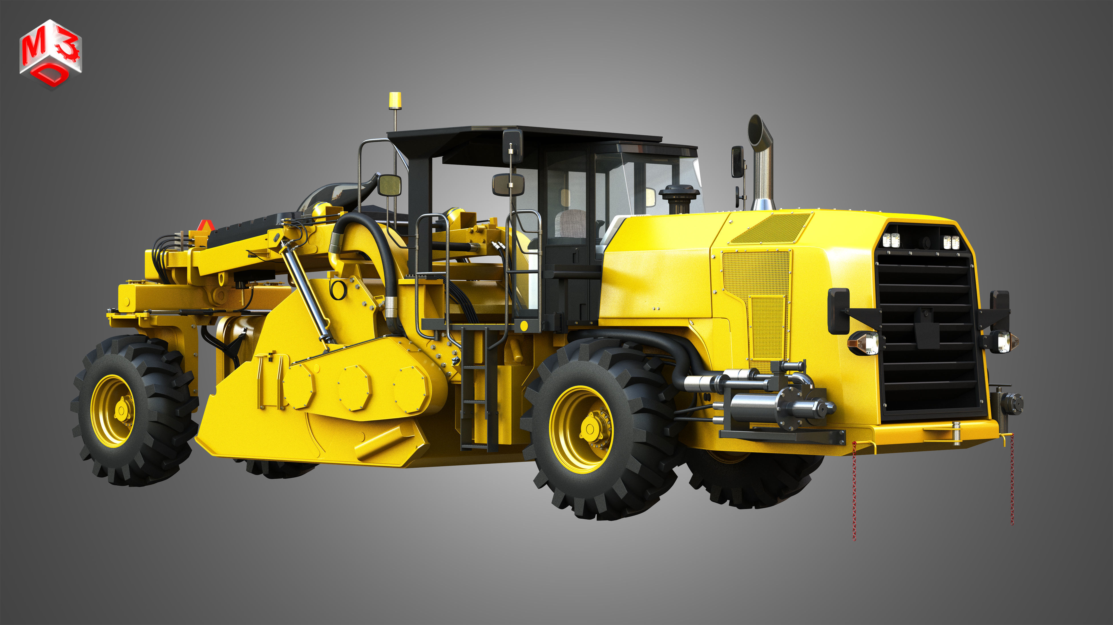 RM500B - Road Reclaimer Vehicle 3D model | CGTrader