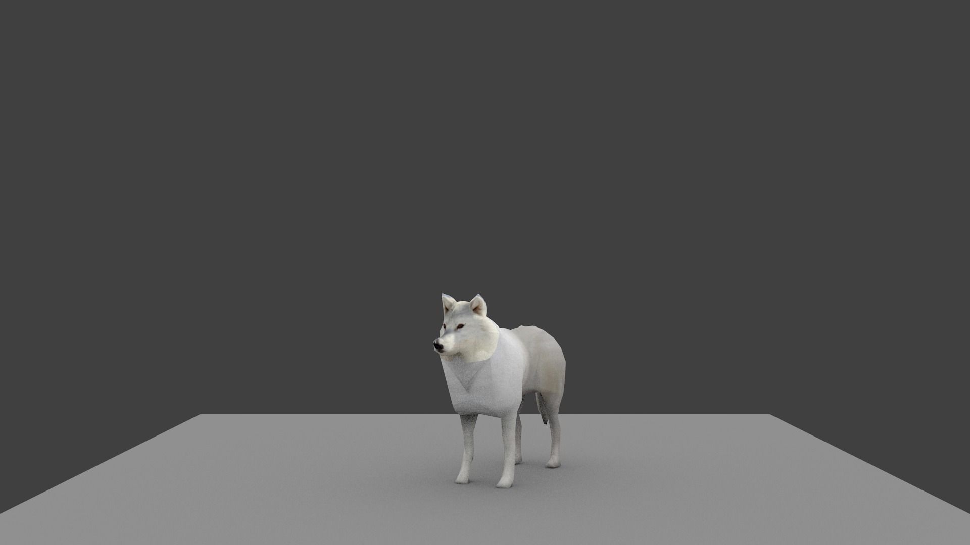 3D model wolf made in blender VR / AR / low-poly rigged | CGTrader