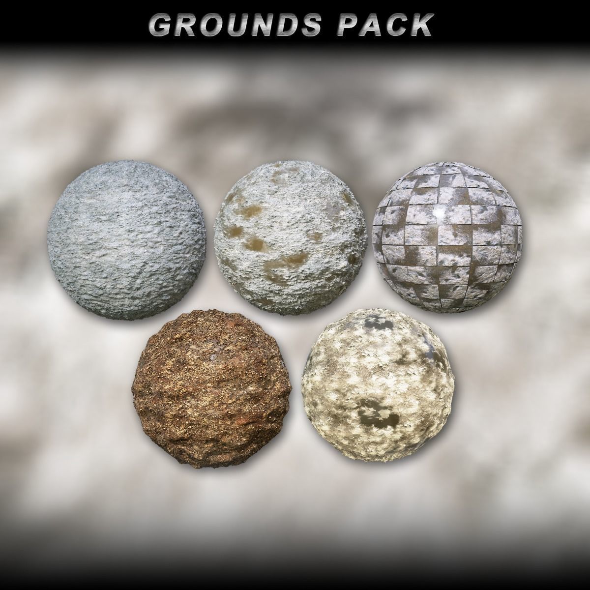 3D model Grounds Pack 4K | CGTrader