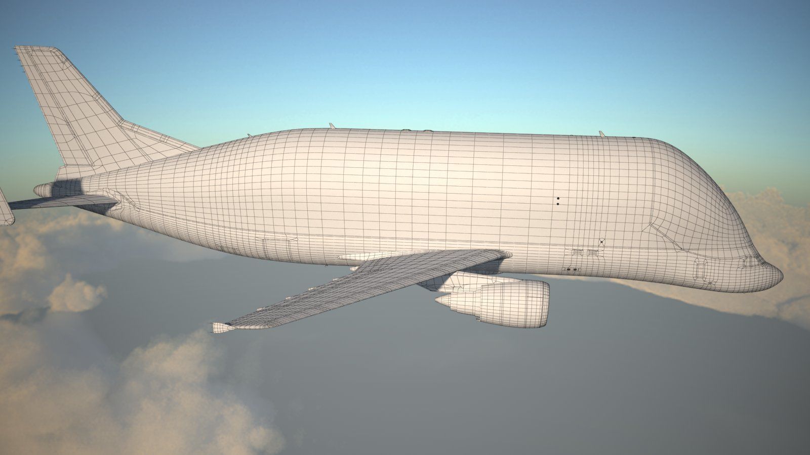 Airbus Beluga XL 3D model | CGTrader