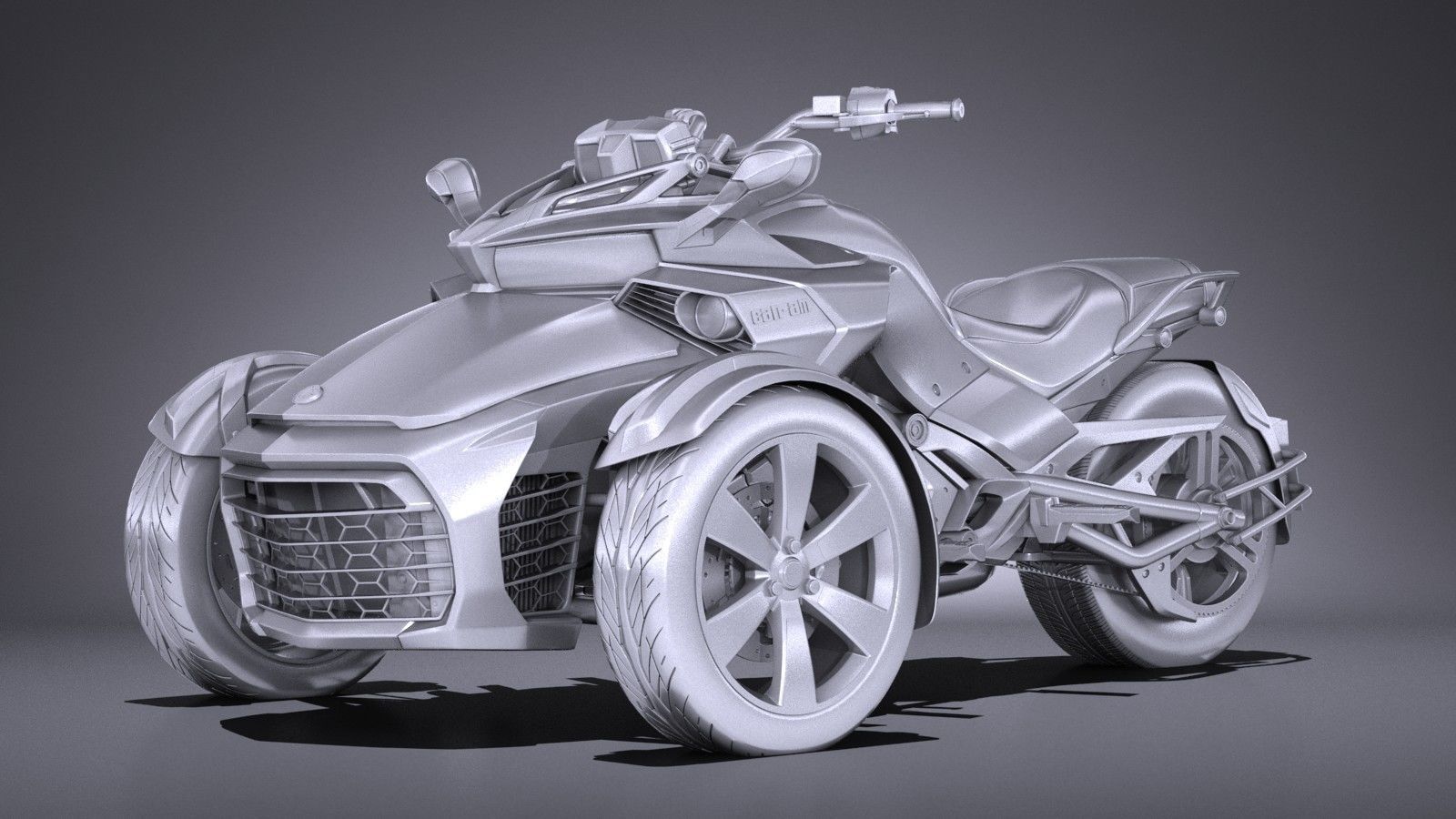 Can Am Spyder 2018 3D model | CGTrader
