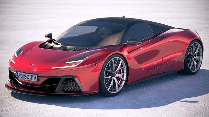 Generic Supercar v2 2018 3D model | CGTrader