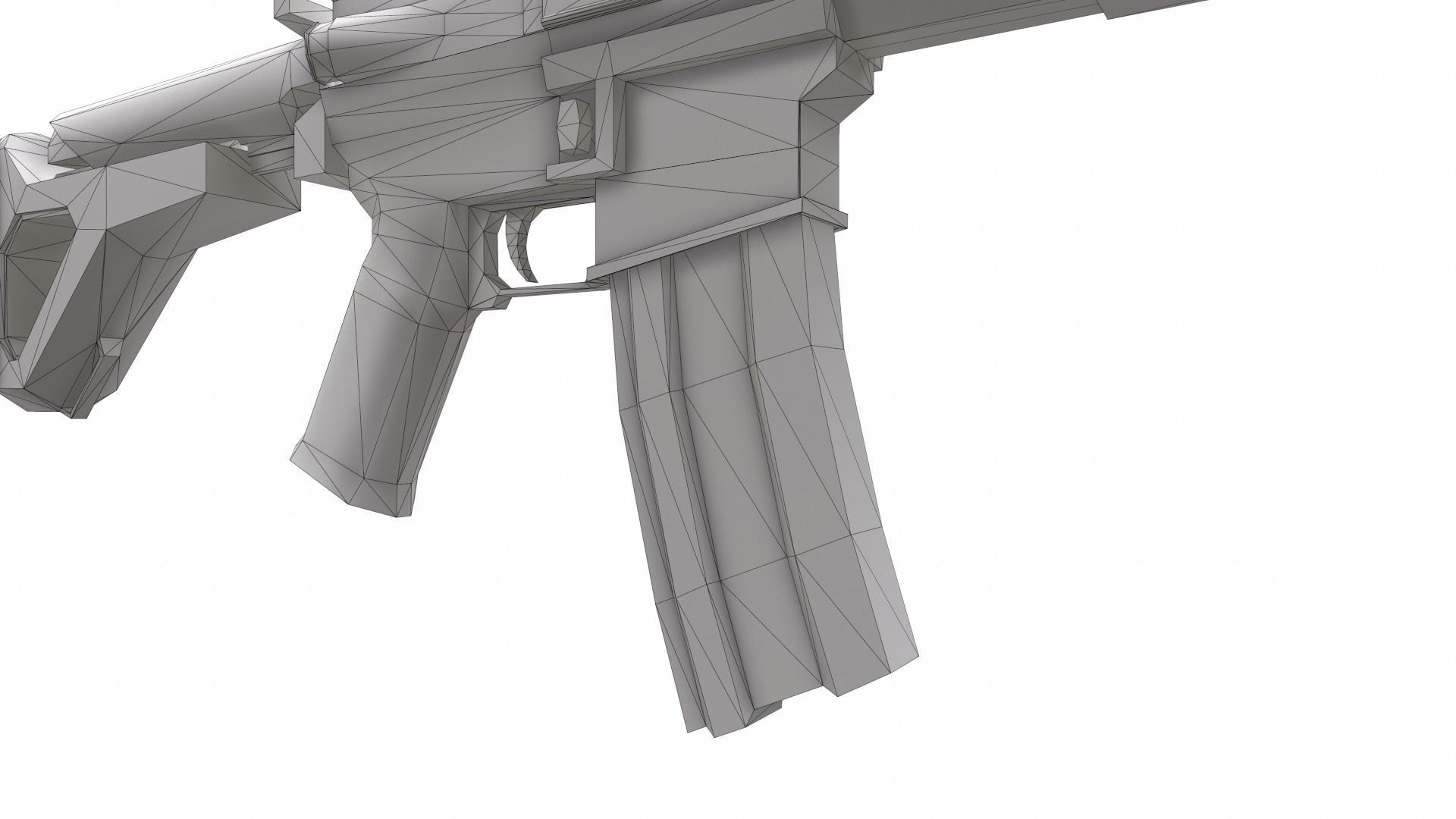 3D model AR-15 ar - rifle VR / AR / low-poly | CGTrader
