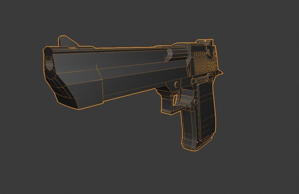 Pistol Gun free VR / AR / low-poly 3D model | CGTrader
