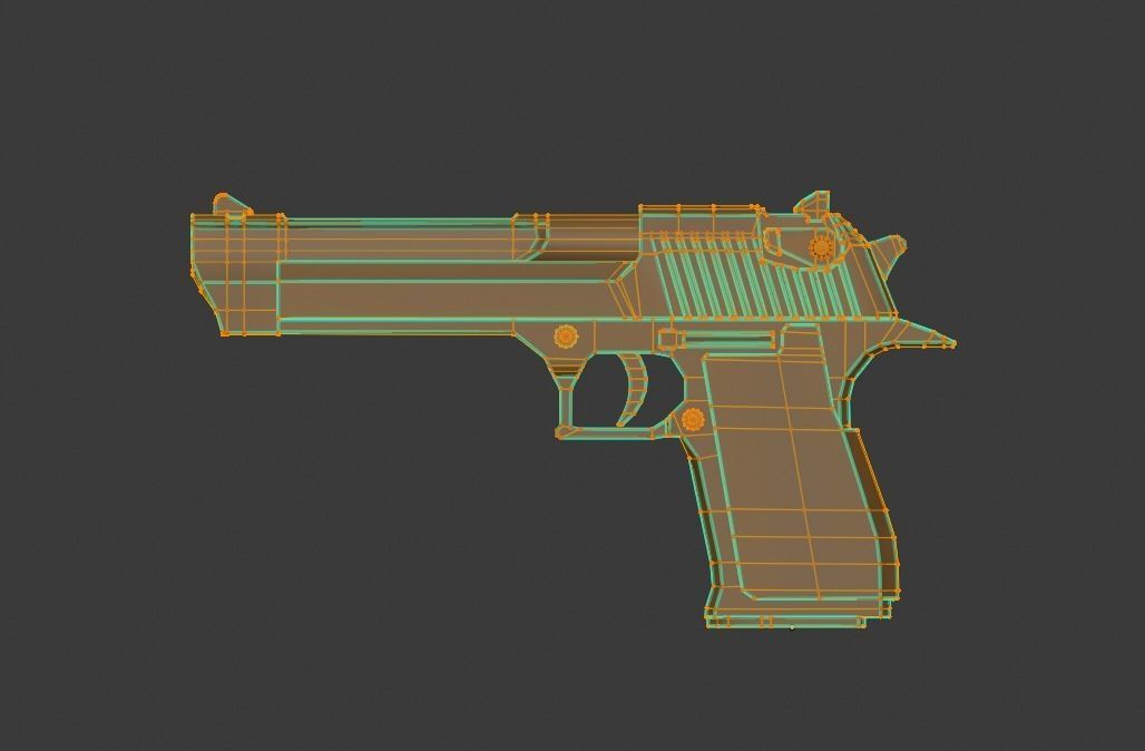 Pistol Gun free VR / AR / low-poly 3D model | CGTrader