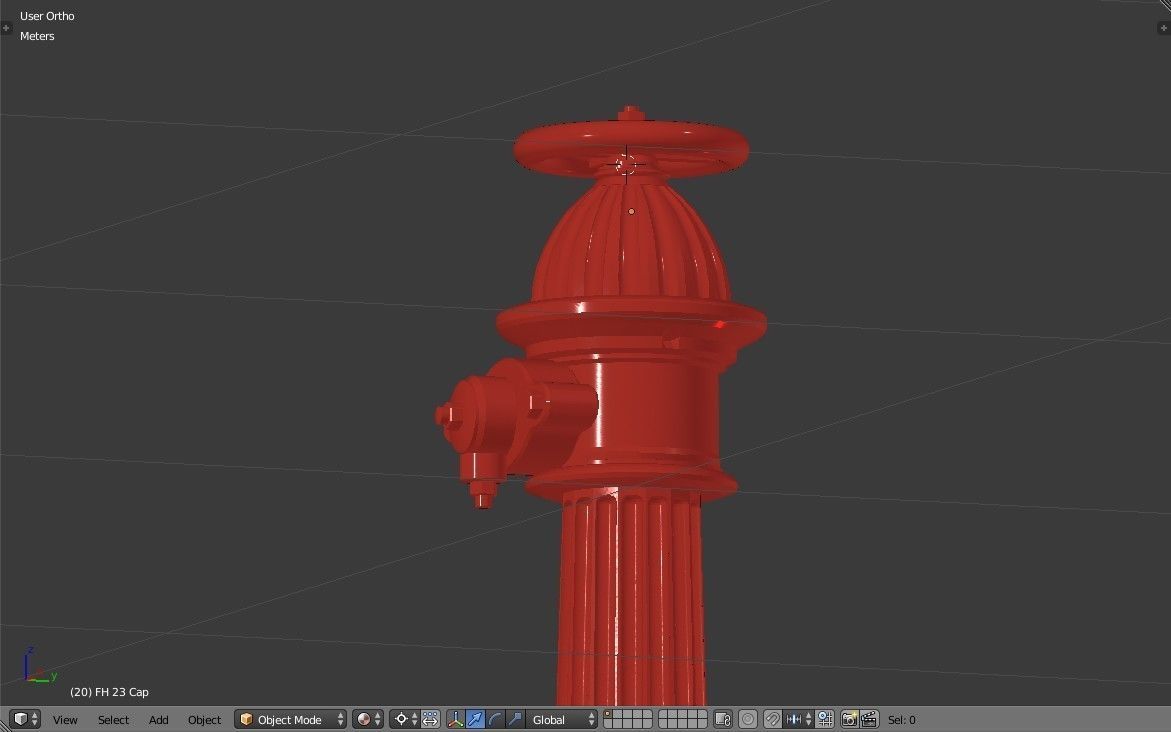 Fire Hydrant 23 - Vintage Victorian Age Fireplug 3D model | CGTrader