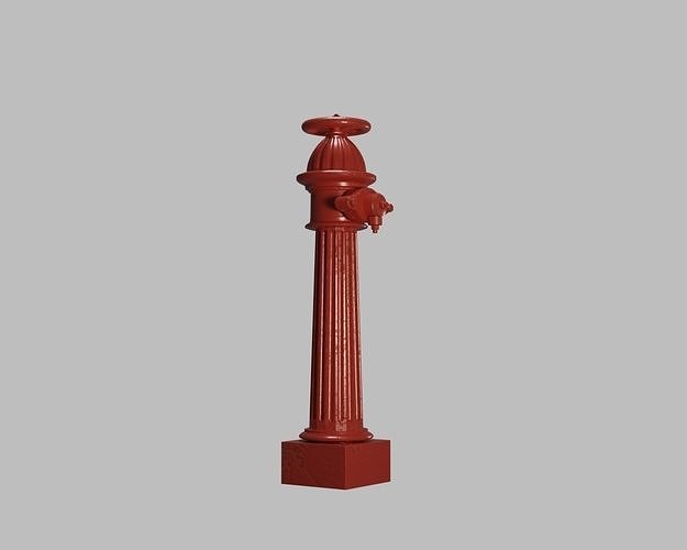 Fire Hydrant 23 - Vintage Victorian Age Fireplug 3D model | CGTrader
