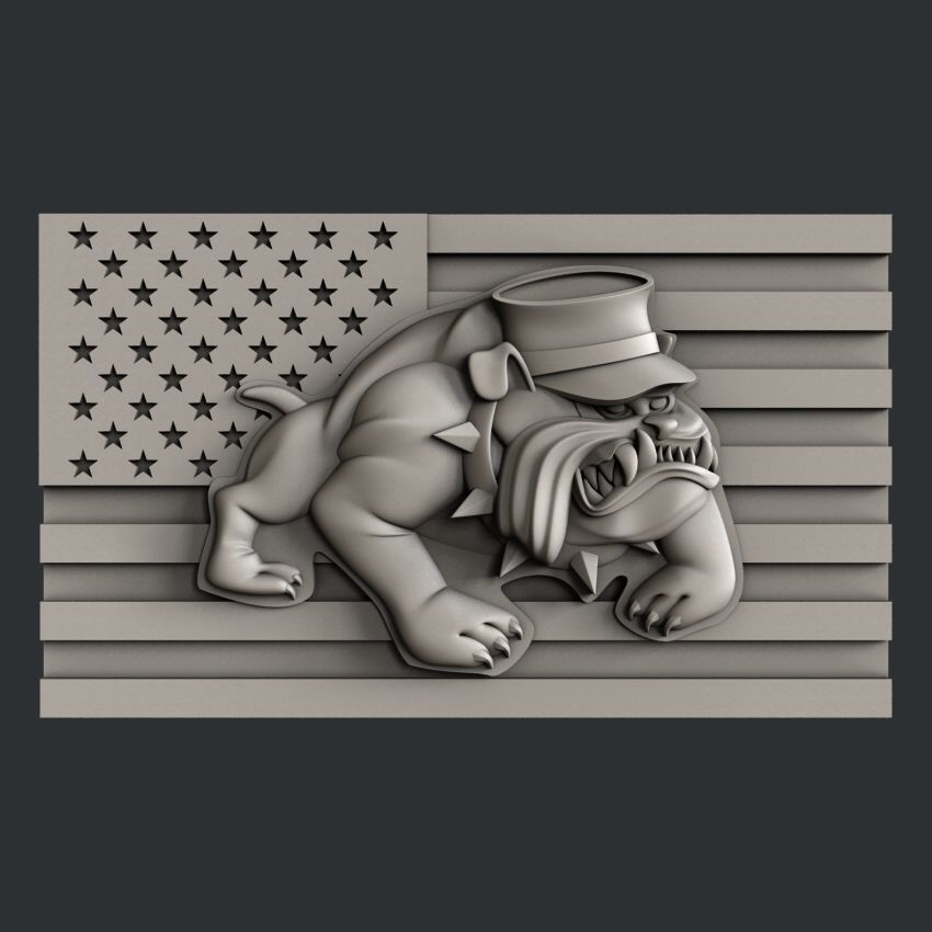 3d STL models for CNC router dog 3D model | CGTrader