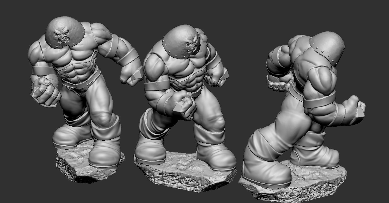 Juggernaut three hulk statues 3D model 3D printable | CGTrader