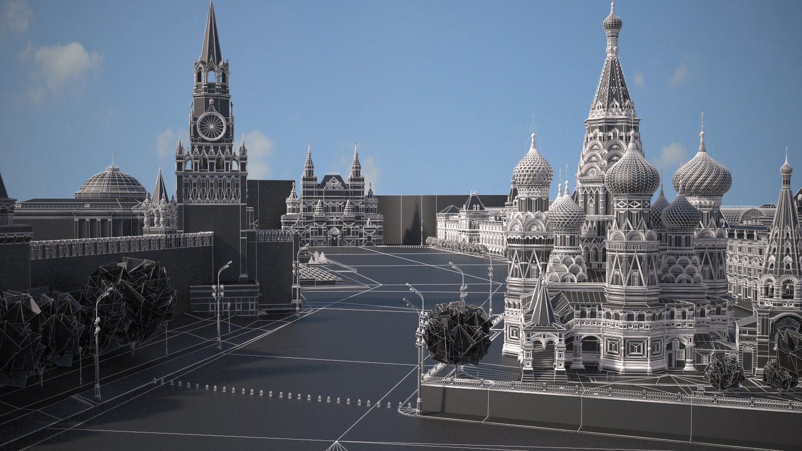 Moscow Red Square Russia 3D model | CGTrader