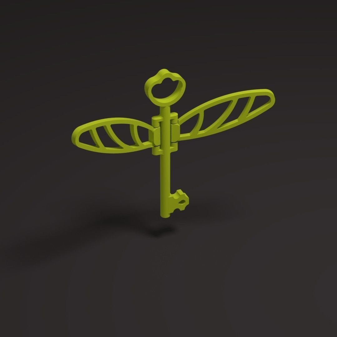 WINGED KEY 3D model 3D printable | CGTrader