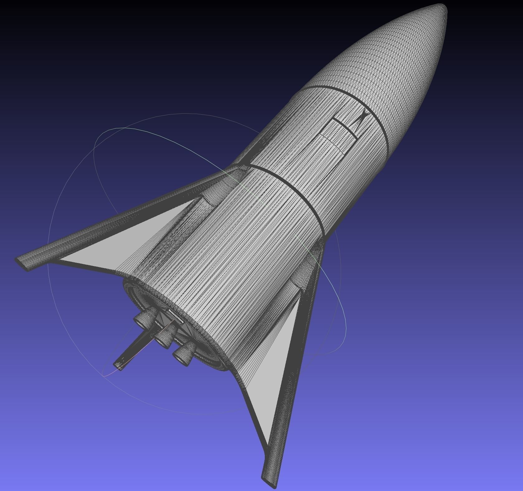 Space-X Starship Hopper Finished Version Printable Model 3D model 3D ...