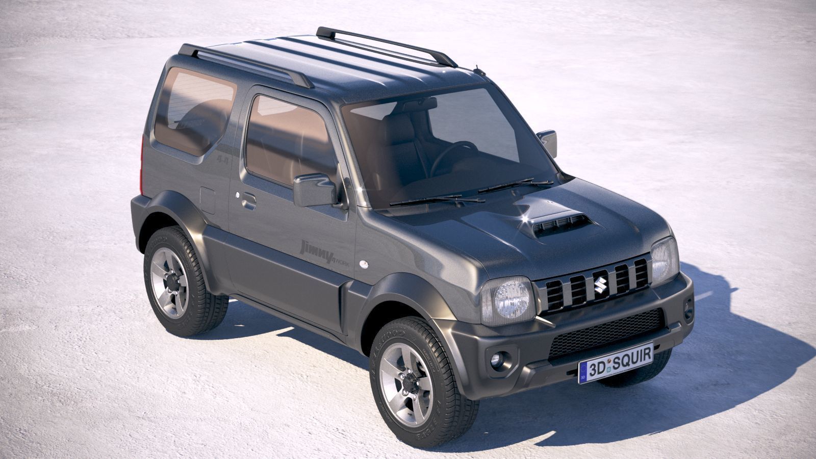 Suzuki Jimny 4Work 2010-2018 3D model | CGTrader
