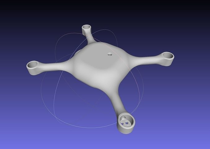 Simple Drone Body 3D model 3D printable | CGTrader