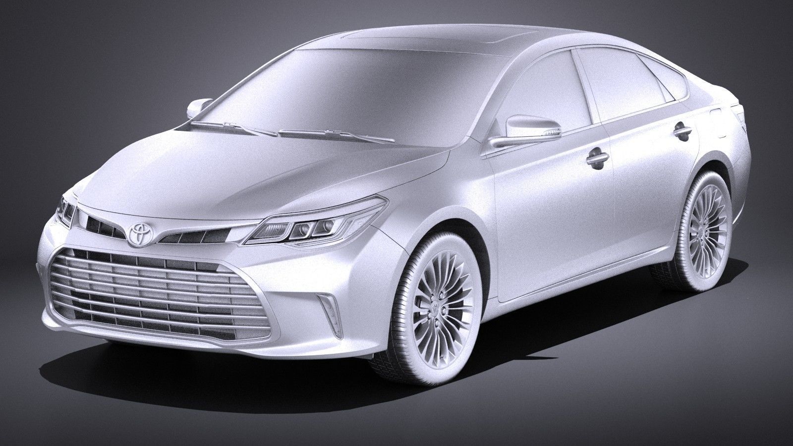 Toyota Avalon 2018 VRAY 3D model | CGTrader