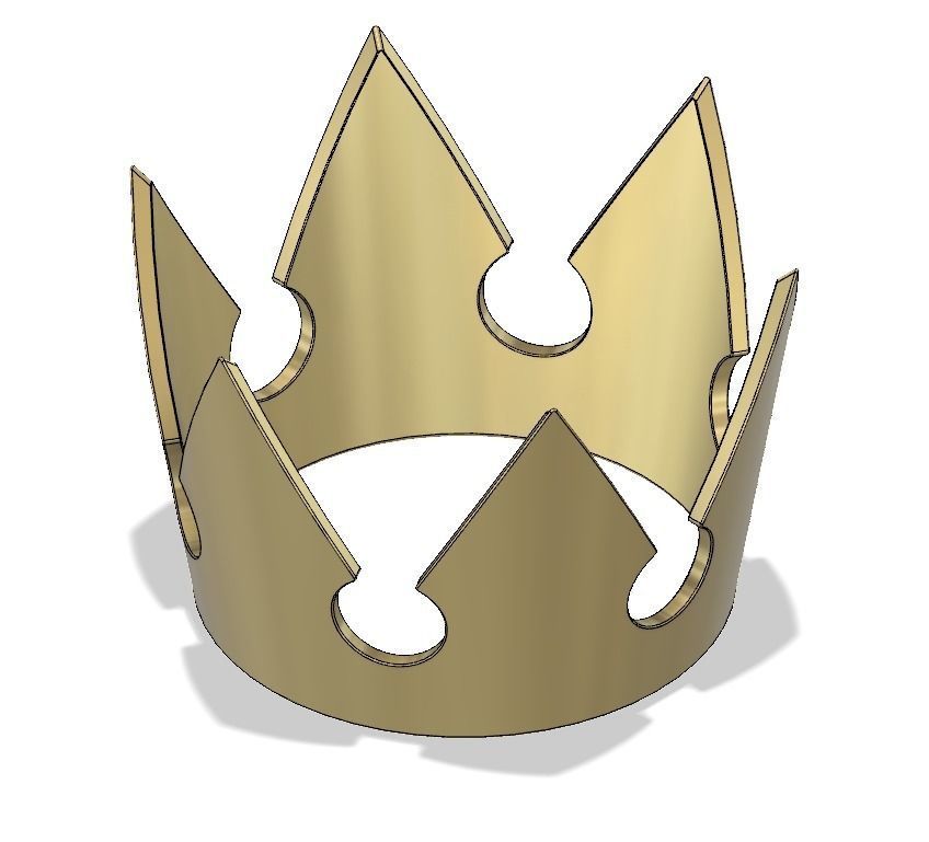 Sora Kingdom Hearts Crown 3D model 3D printable | CGTrader