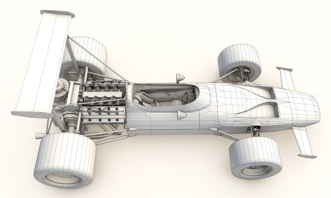 3D model Mclaren M7A VR / AR / low-poly | CGTrader