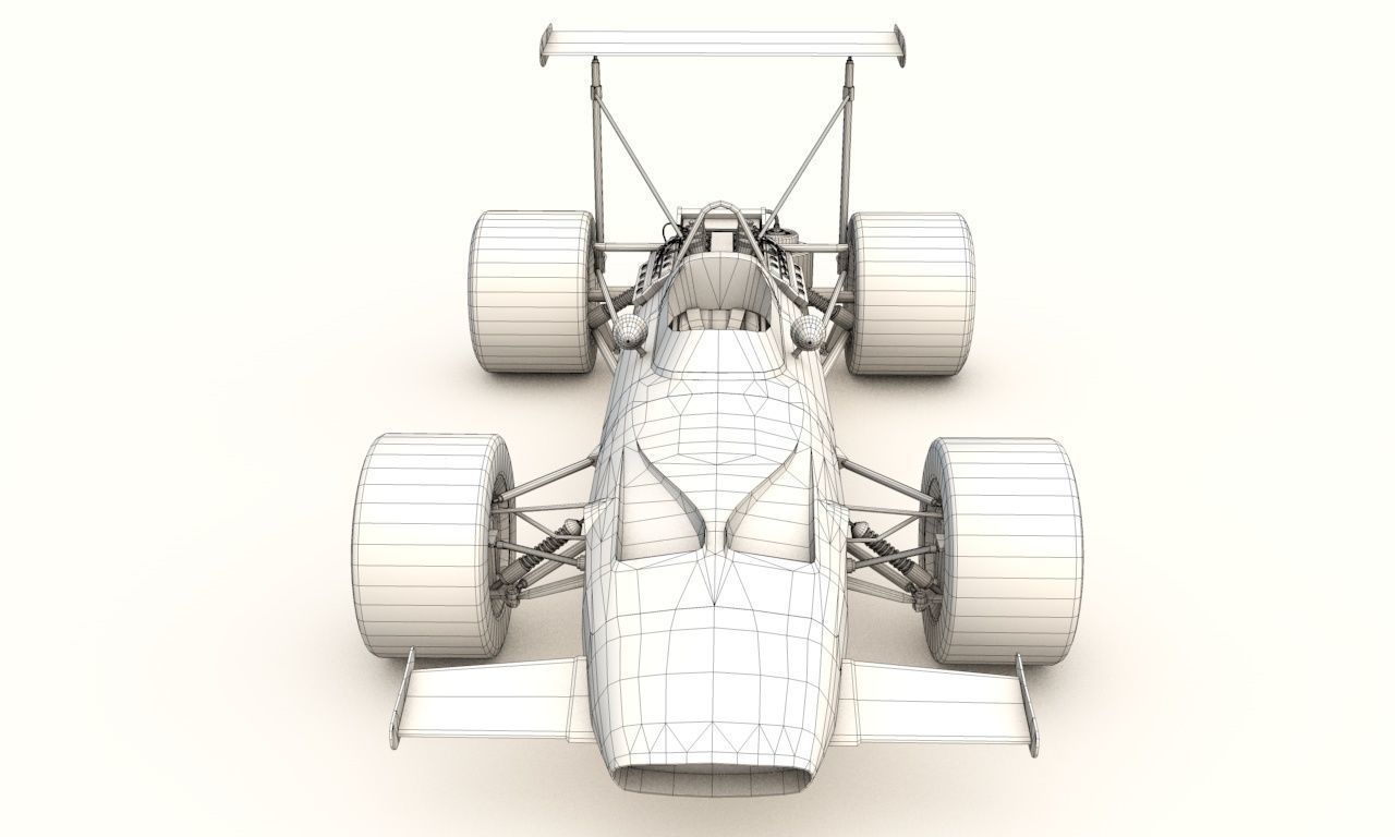3D model Mclaren M7A VR / AR / low-poly | CGTrader