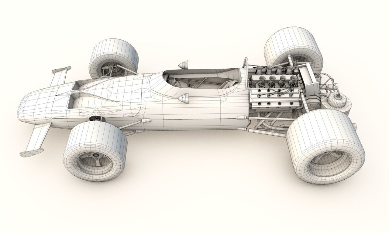 3D model Mclaren M7A VR / AR / low-poly | CGTrader