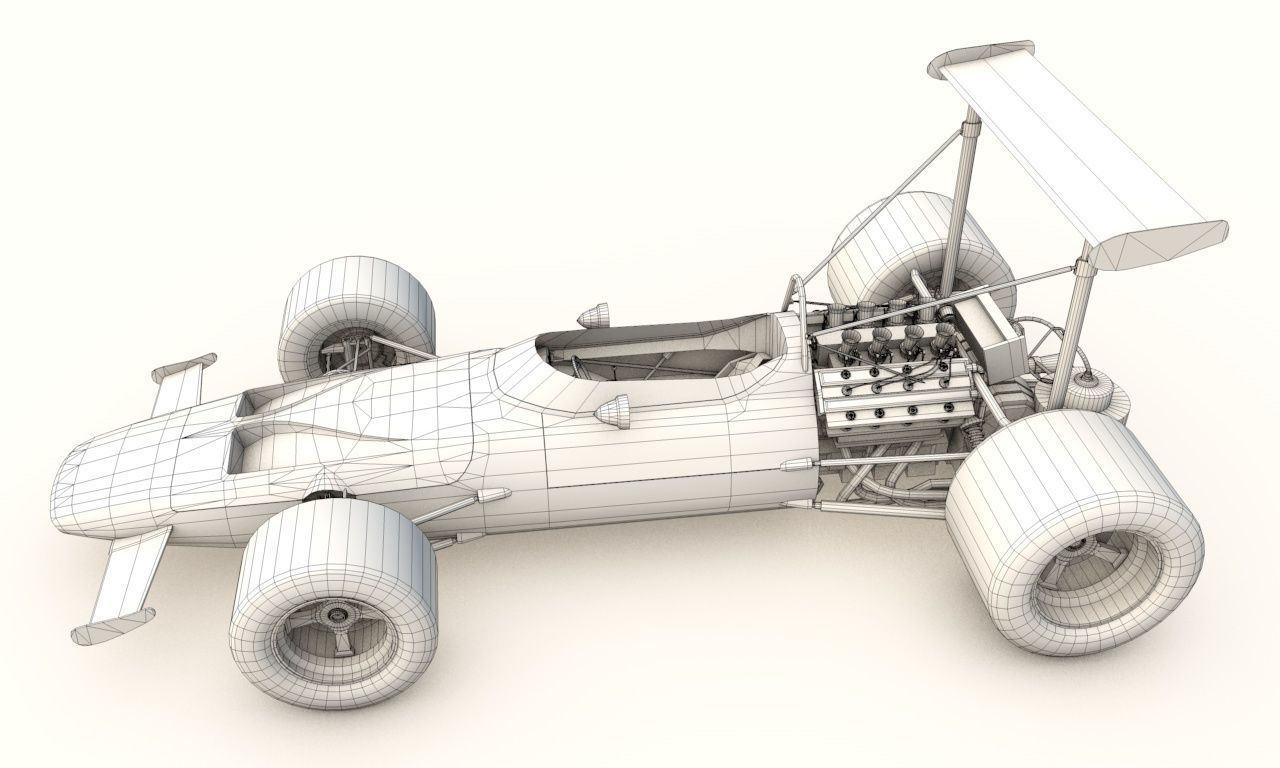 3D model Mclaren M7A VR / AR / low-poly | CGTrader