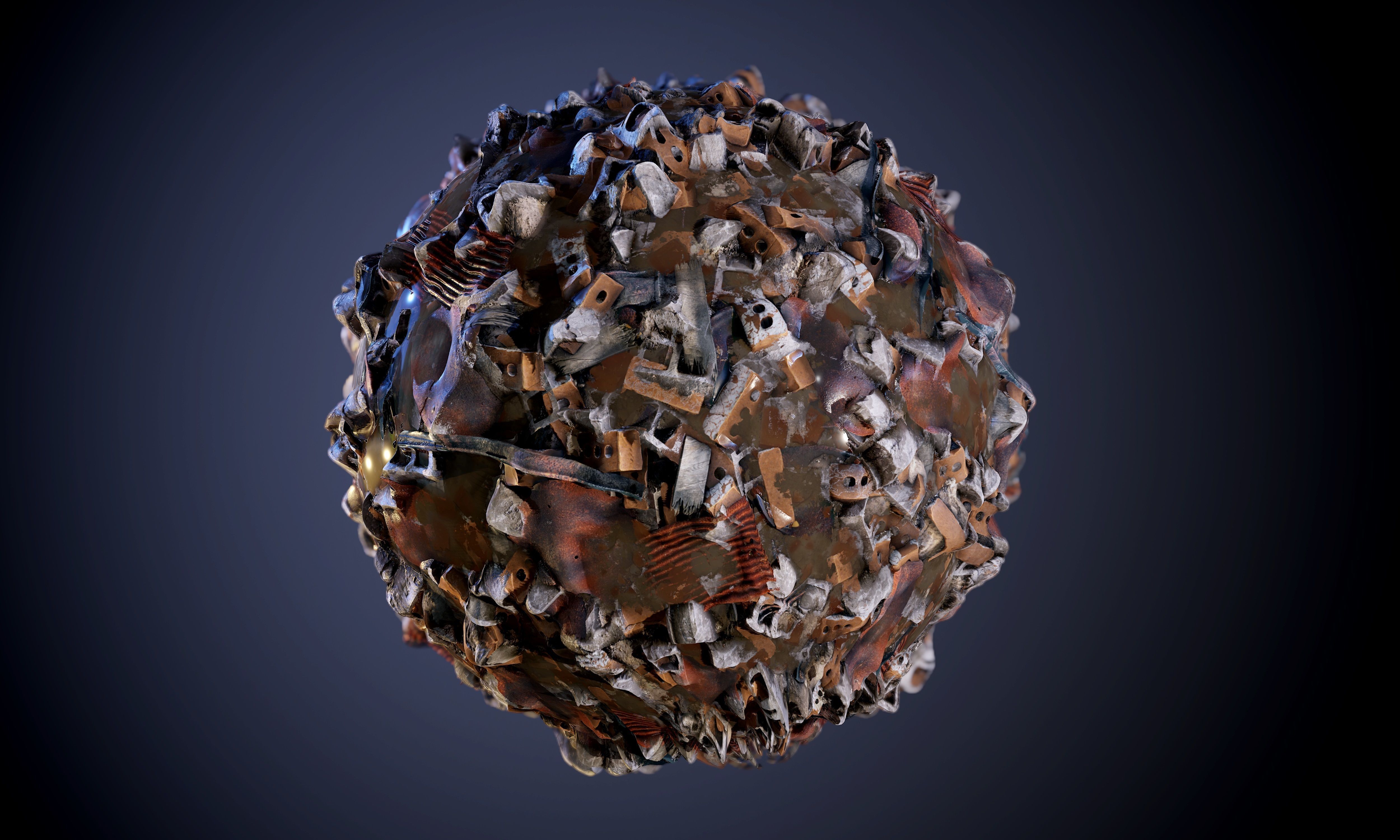 Rubble Brick Concrete Seamless PBR Texture Pack Texture | CGTrader