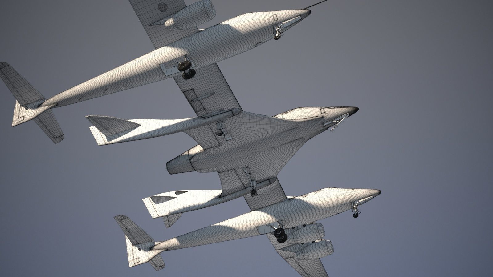 Virgin Galactic Shuttle 3D model | CGTrader