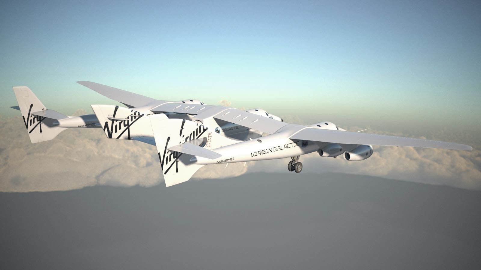 Virgin Galactic Shuttle 3D model | CGTrader