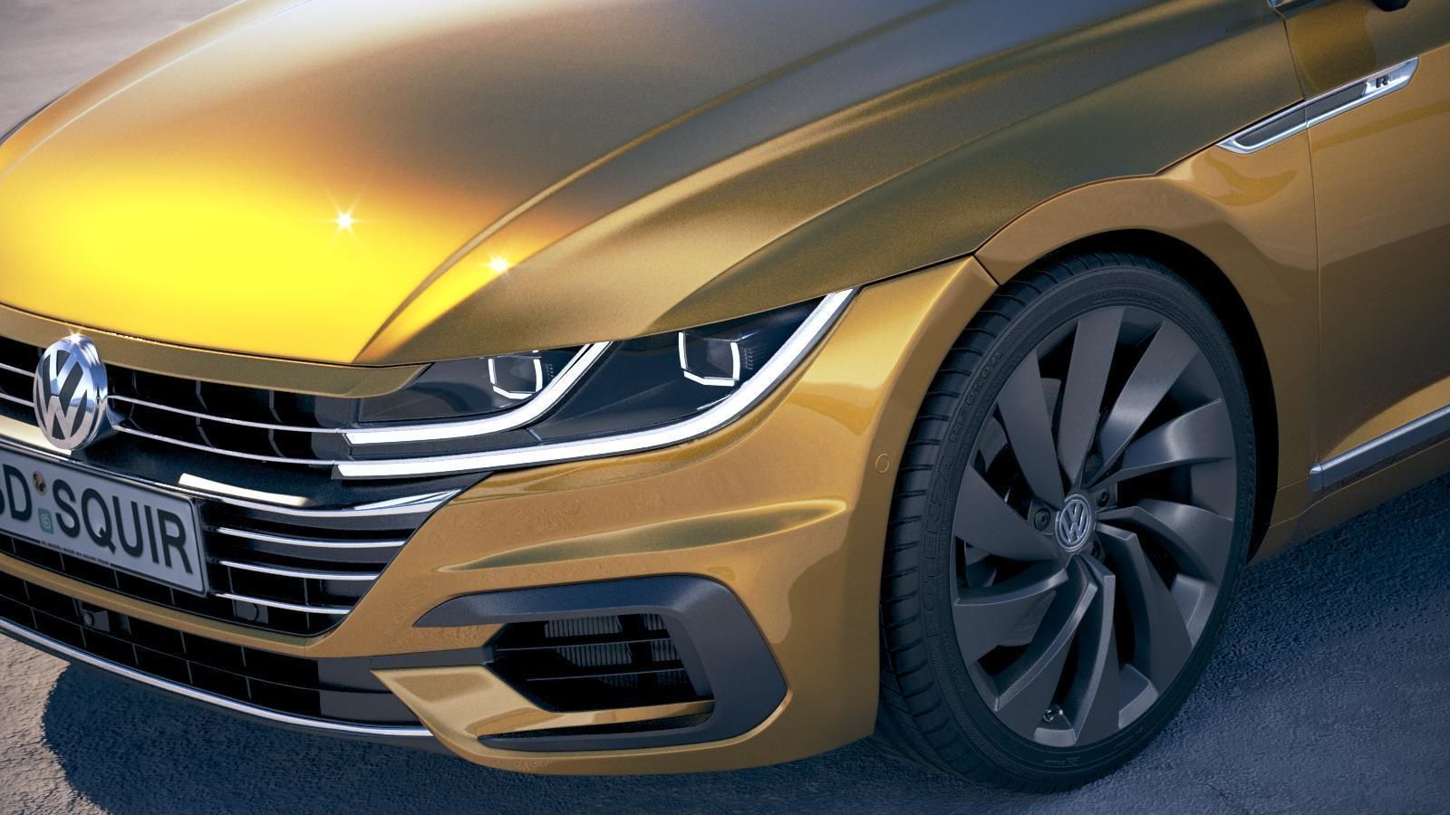 Volkswagen Aerton R-line 2018 3D model | CGTrader