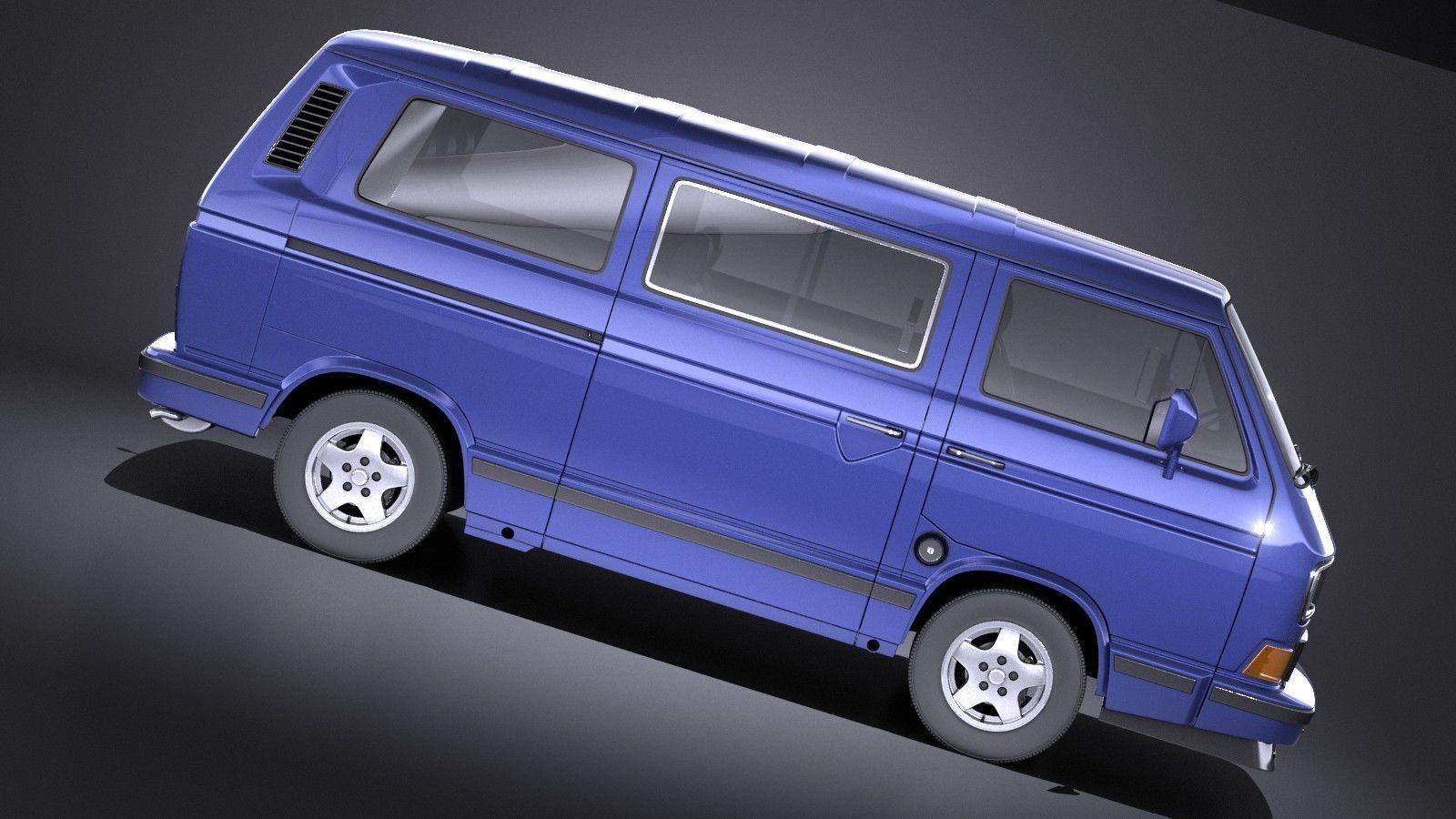Volkswagen T3 Limited Last Edition 2002 VRAY 3D model | CGTrader