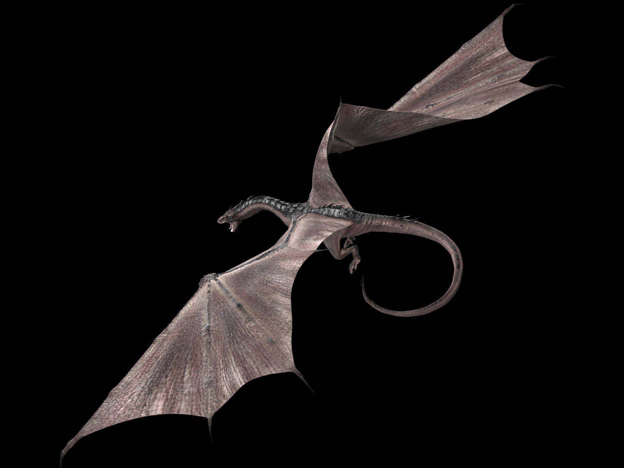 Smaug Hobbit Dragon 3D model rigged | CGTrader