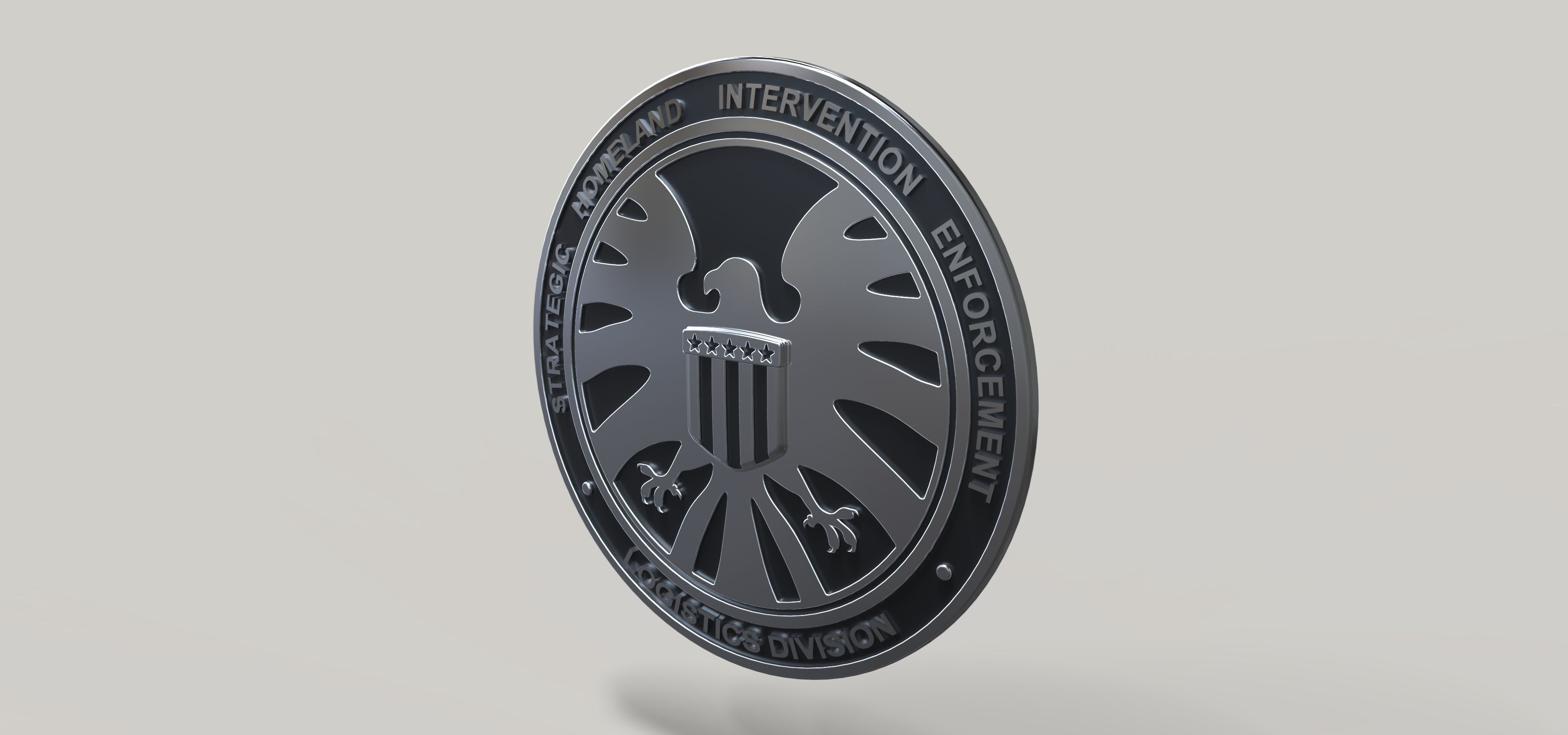3D printable SHIELD Identification Badge 3D model | CGTrader