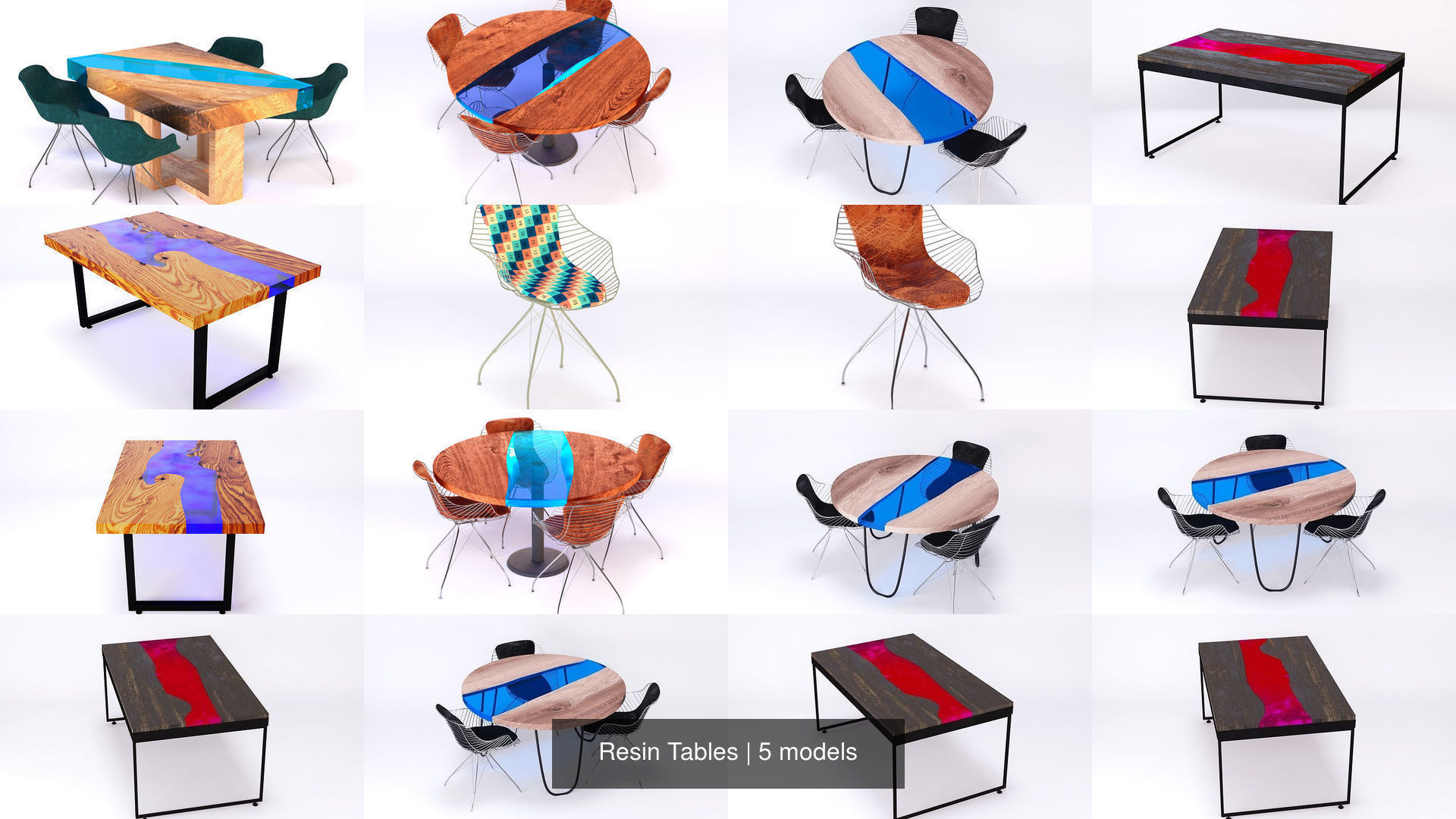 3D Resin Tables | CGTrader