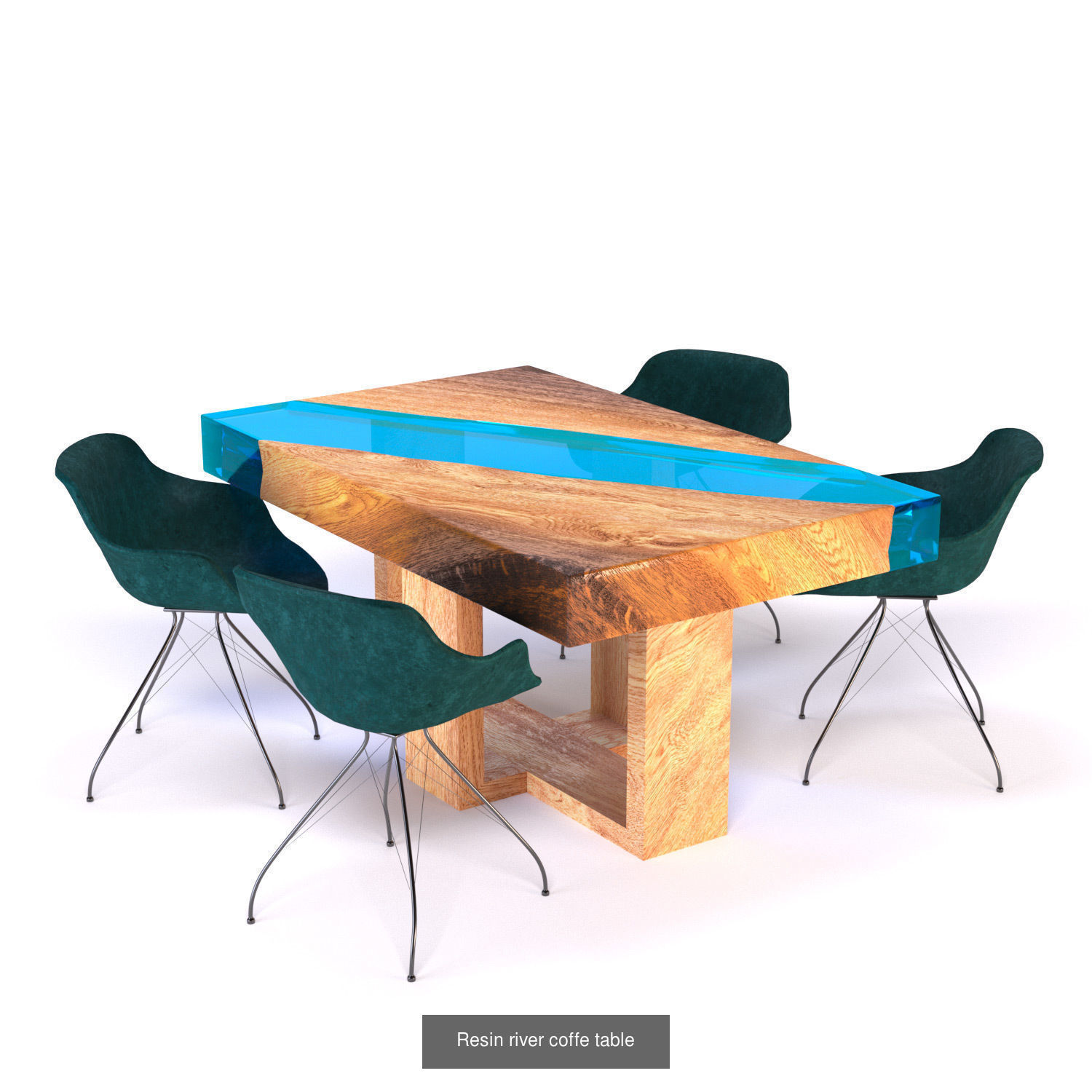 Resin Tables 3D Model Collection | CGTrader