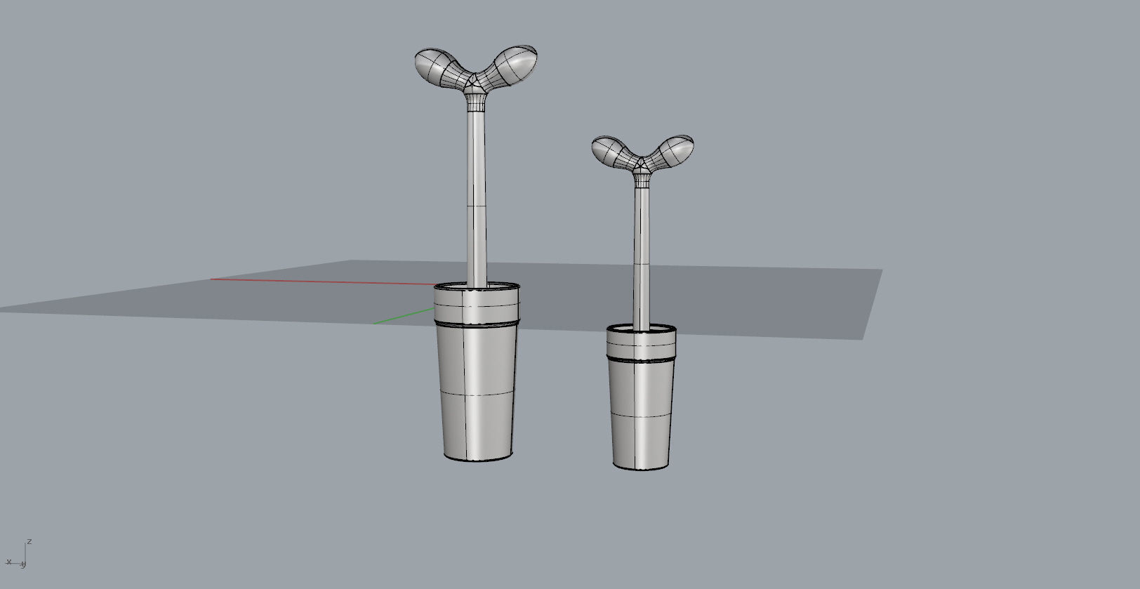 Italy Alessi toilet brush 3D model 3D model 3D printable | CGTrader