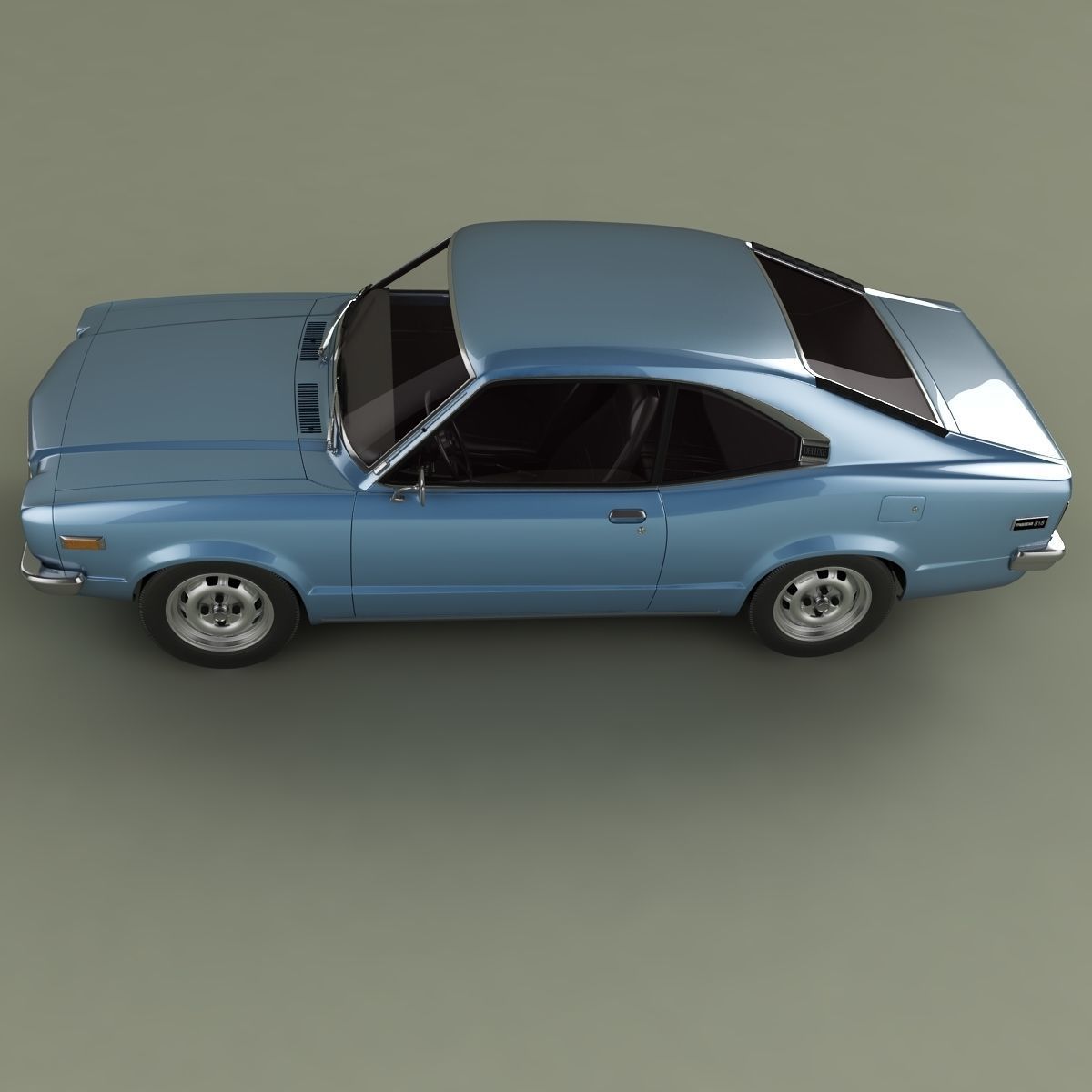 Mazda 818 Grand Familia Coupe 3D model | CGTrader