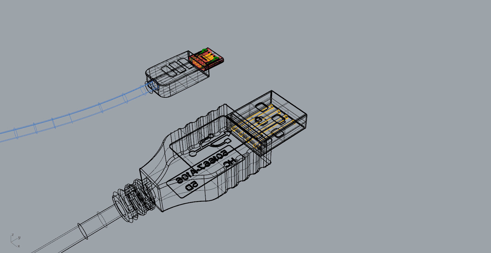 Original Micro USB 3d model design 3D model 3D printable | CGTrader