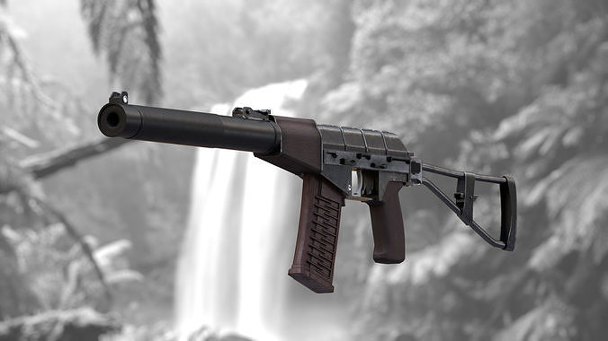 3D model AS VAL 9x39 VR / AR / low-poly | CGTrader