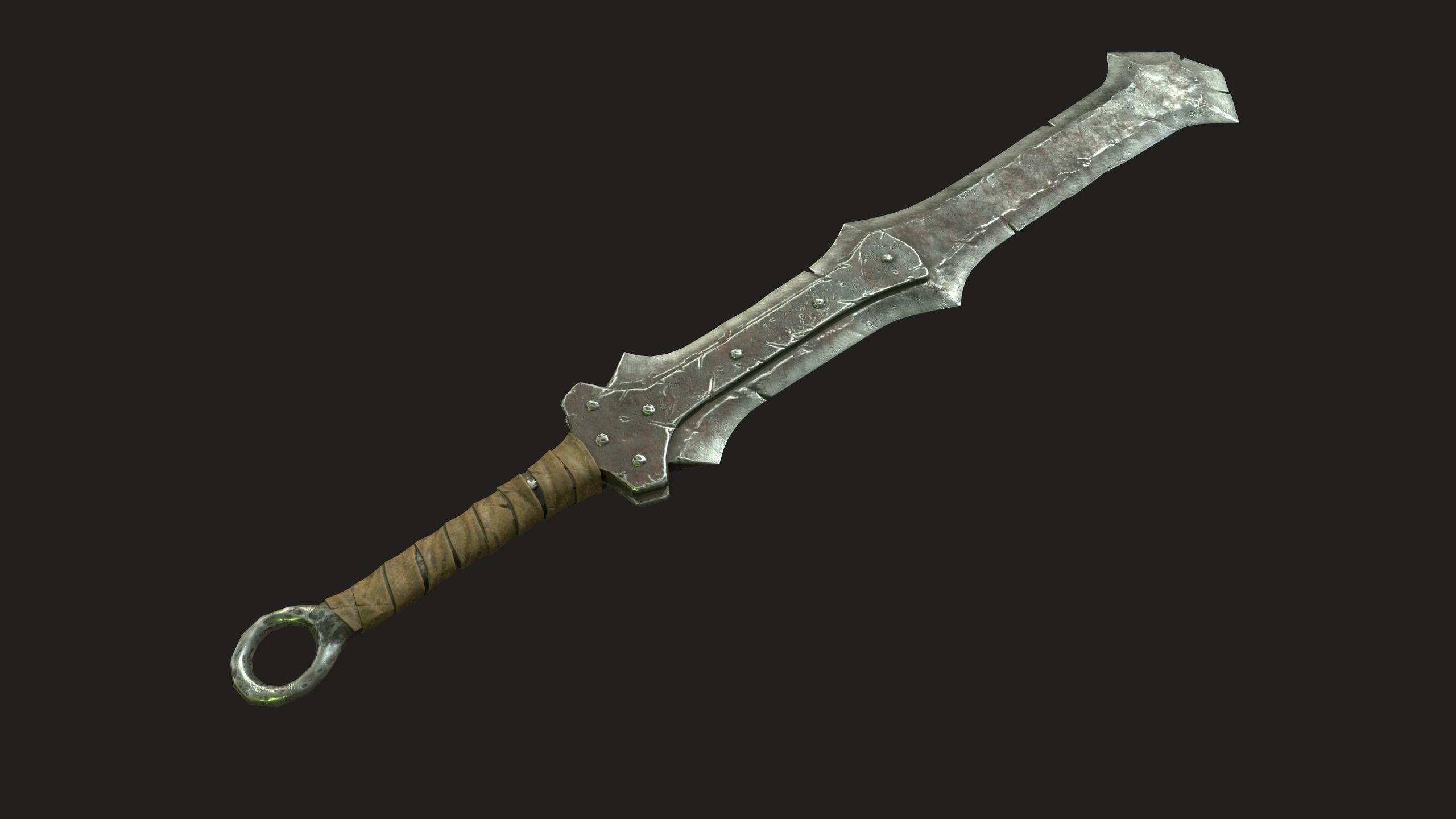 3D model ork long sword VR / AR / low-poly | CGTrader