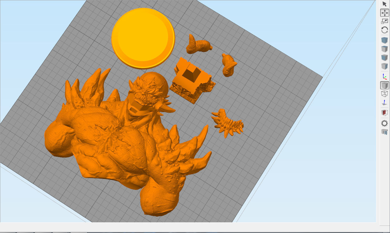 Doomsday demon 3D model 3D printable | CGTrader