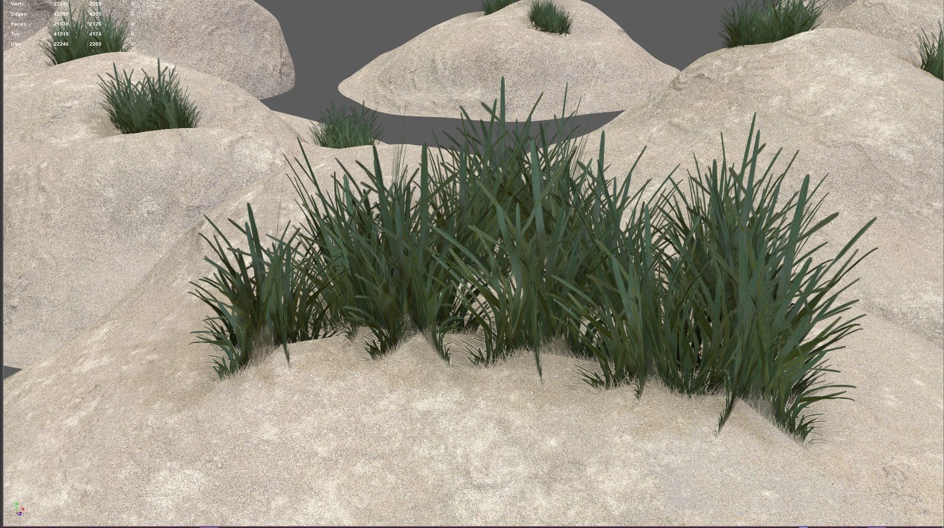 3D model Sand dunes VR / AR / low-poly | CGTrader