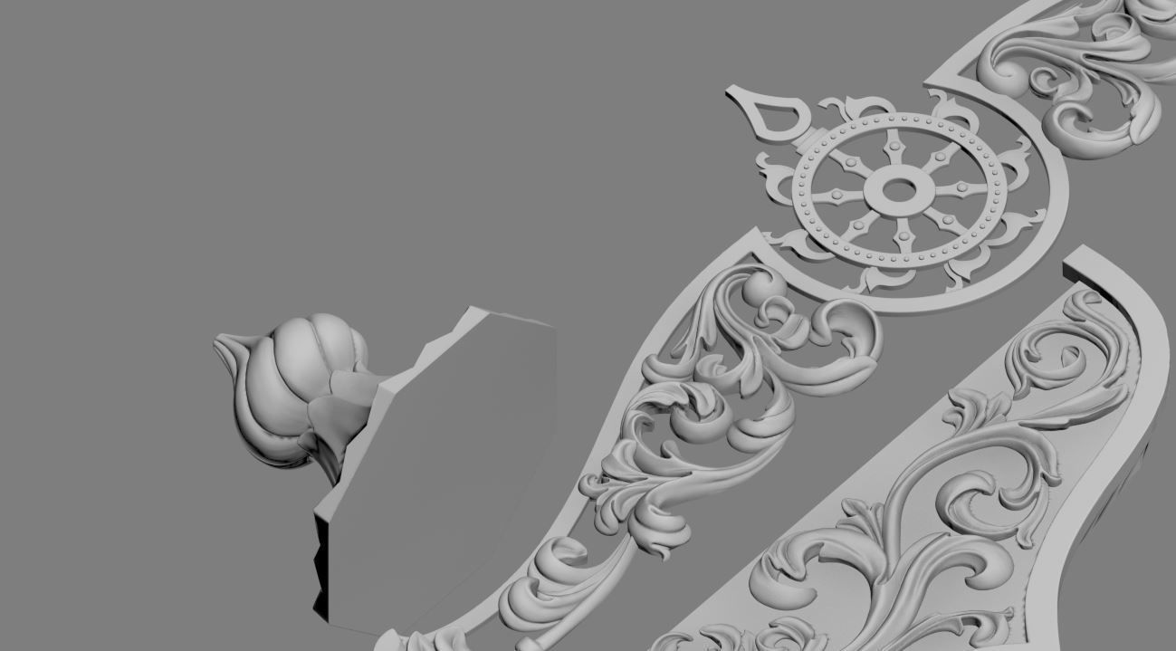 Decor arch church 3D print model 3D model 3D printable | CGTrader